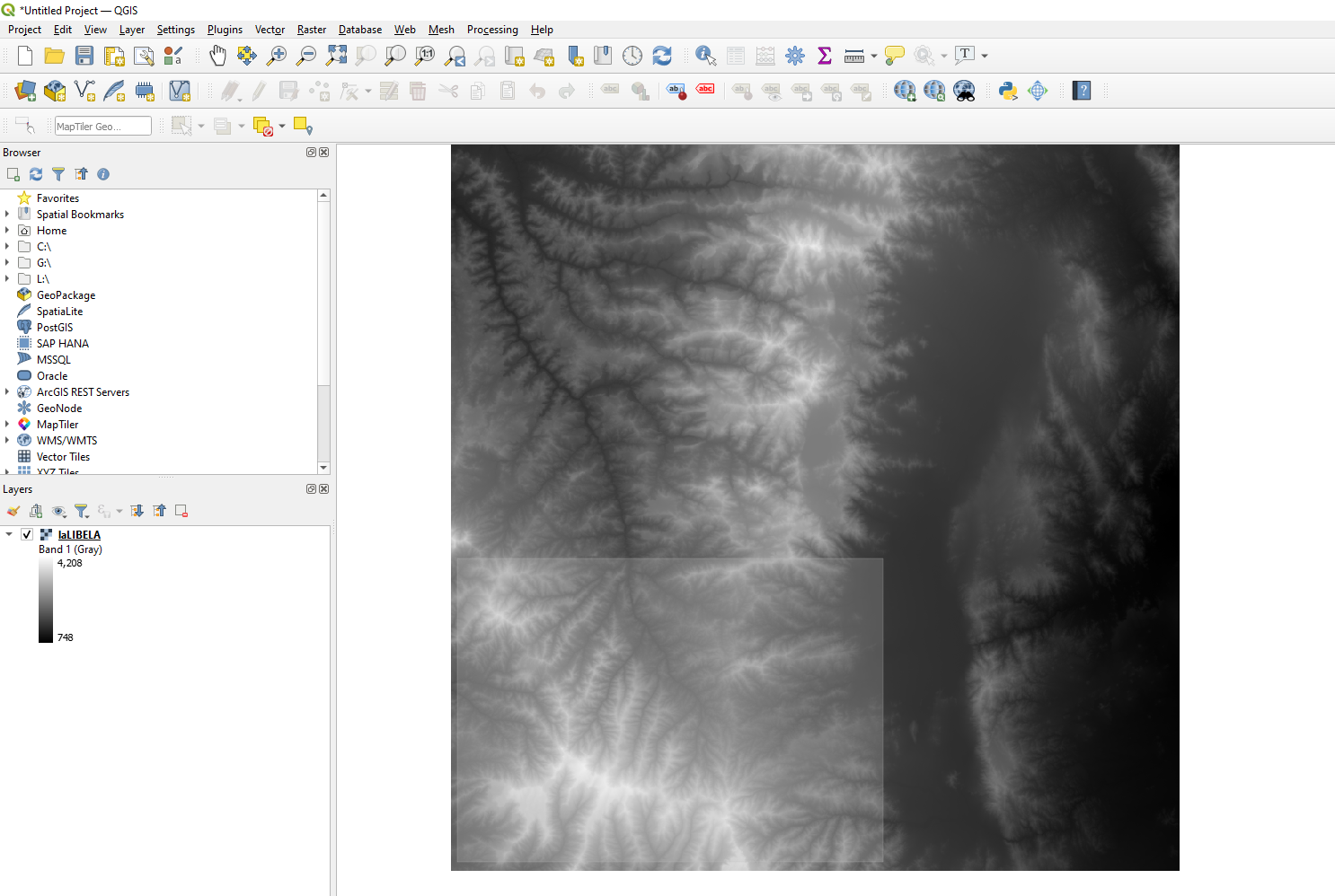 Finding topographic data for CAD projects: Using qGIS (3/3) – Matthew L ...